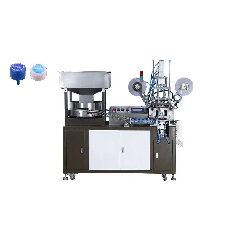 5Gallon Cap labeling machine,cap film labeling Machine - consung